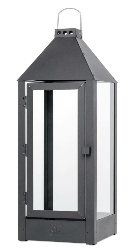 Sort lanterne - Store gulv lanterner til hus & have - A2 Living