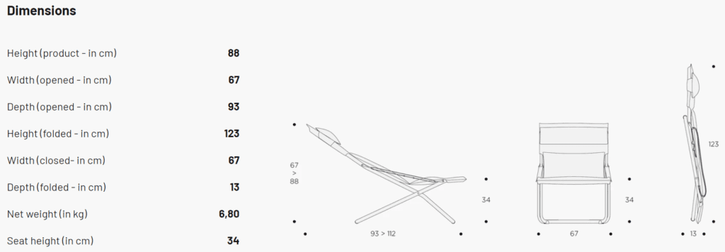 Lafuma Transabed Liggestol BeComfort - Have & campingmøbler