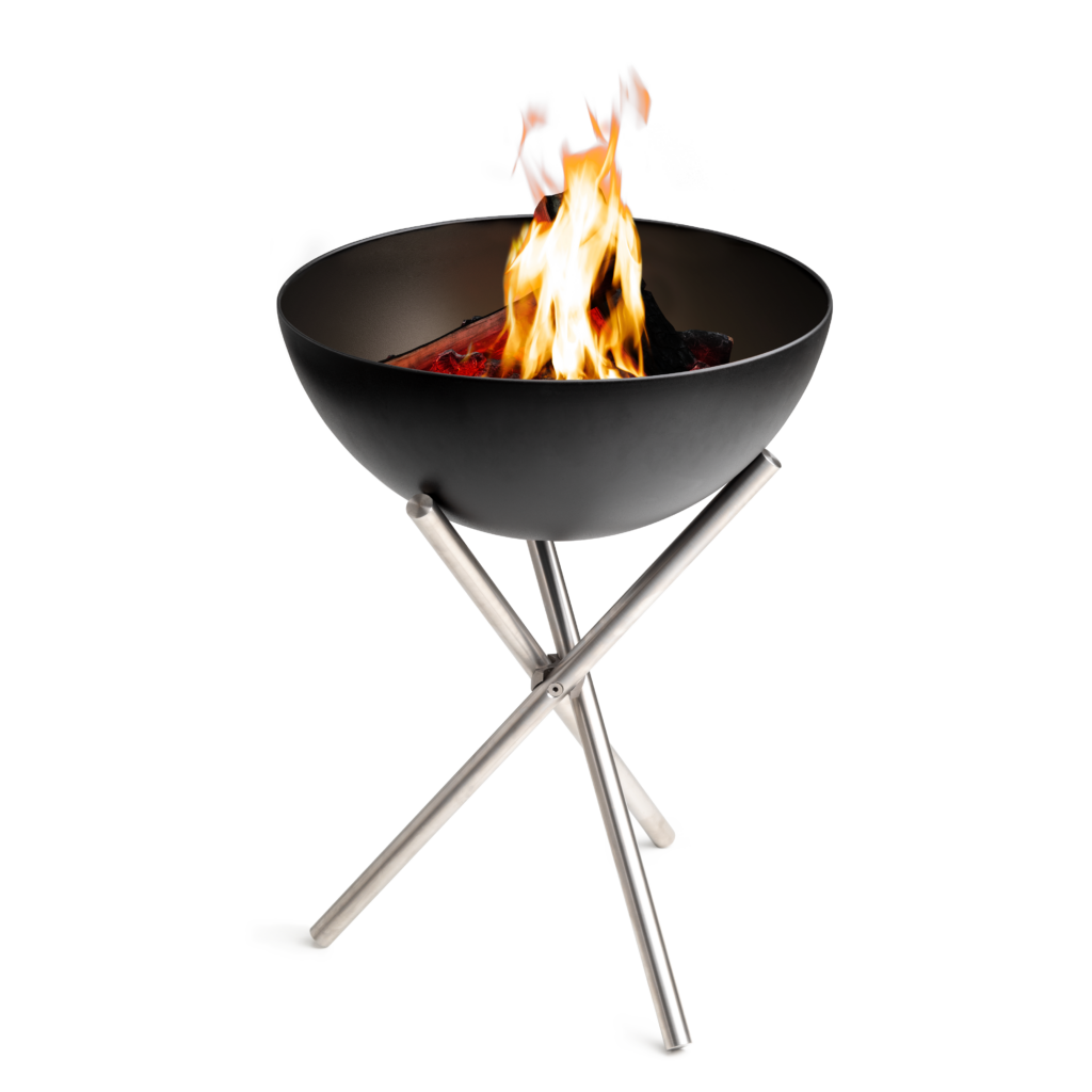 höfats BOWL 57 - Smart lille bålfad, ildsted & grill - Minigrill